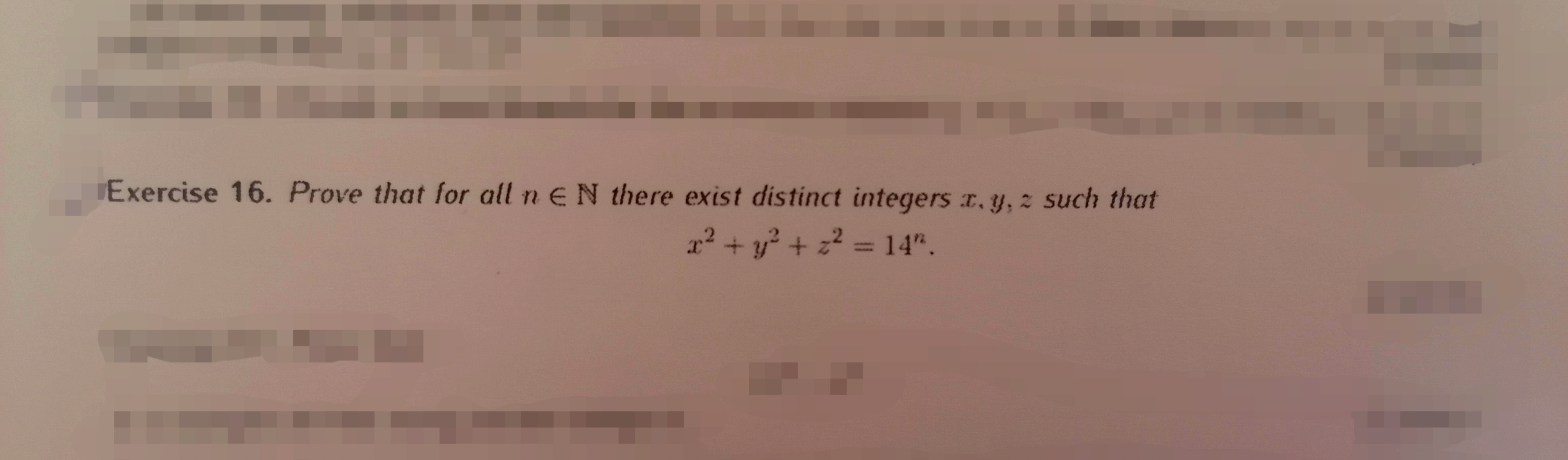 Solved Exercise 16. Prove that for all n∈N there exist | Chegg.com
