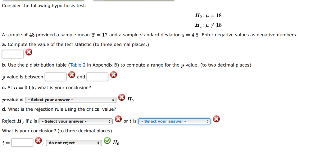 Solved Consider the following hypothesis test: A sample of | Chegg.com