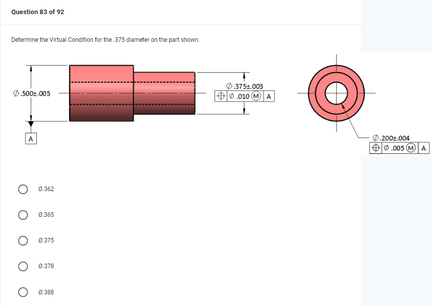 Solved \r\nQuestion 83 of 92 Determine the Virtual Condition | Chegg.com