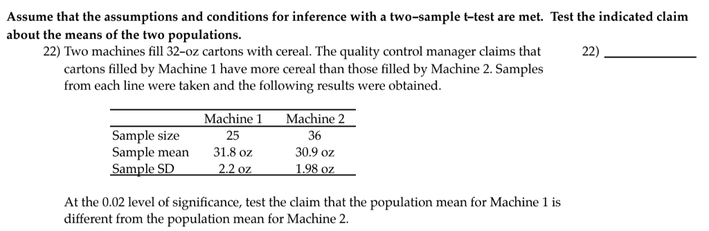 Solved Assume that the assumptions and conditions for | Chegg.com