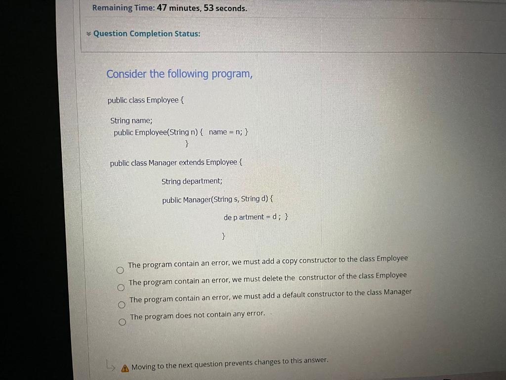 Solved Analyze the following code: public class Test extends | Chegg.com