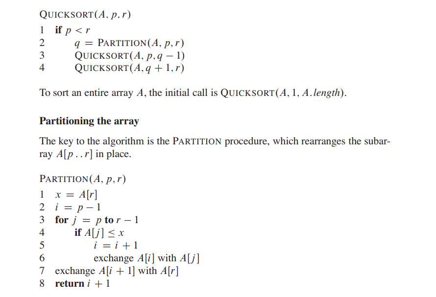 Solved 3 Quicksort Algorithm Running Time 20 Points 2193