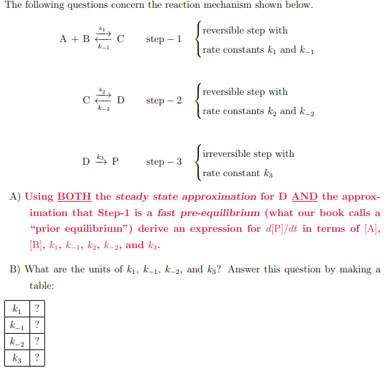 Solved The following questions concern the reaction | Chegg.com