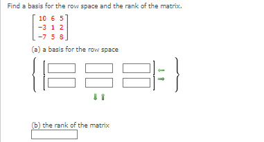 Solved Find a basis for the row space and the rank of the | Chegg.com