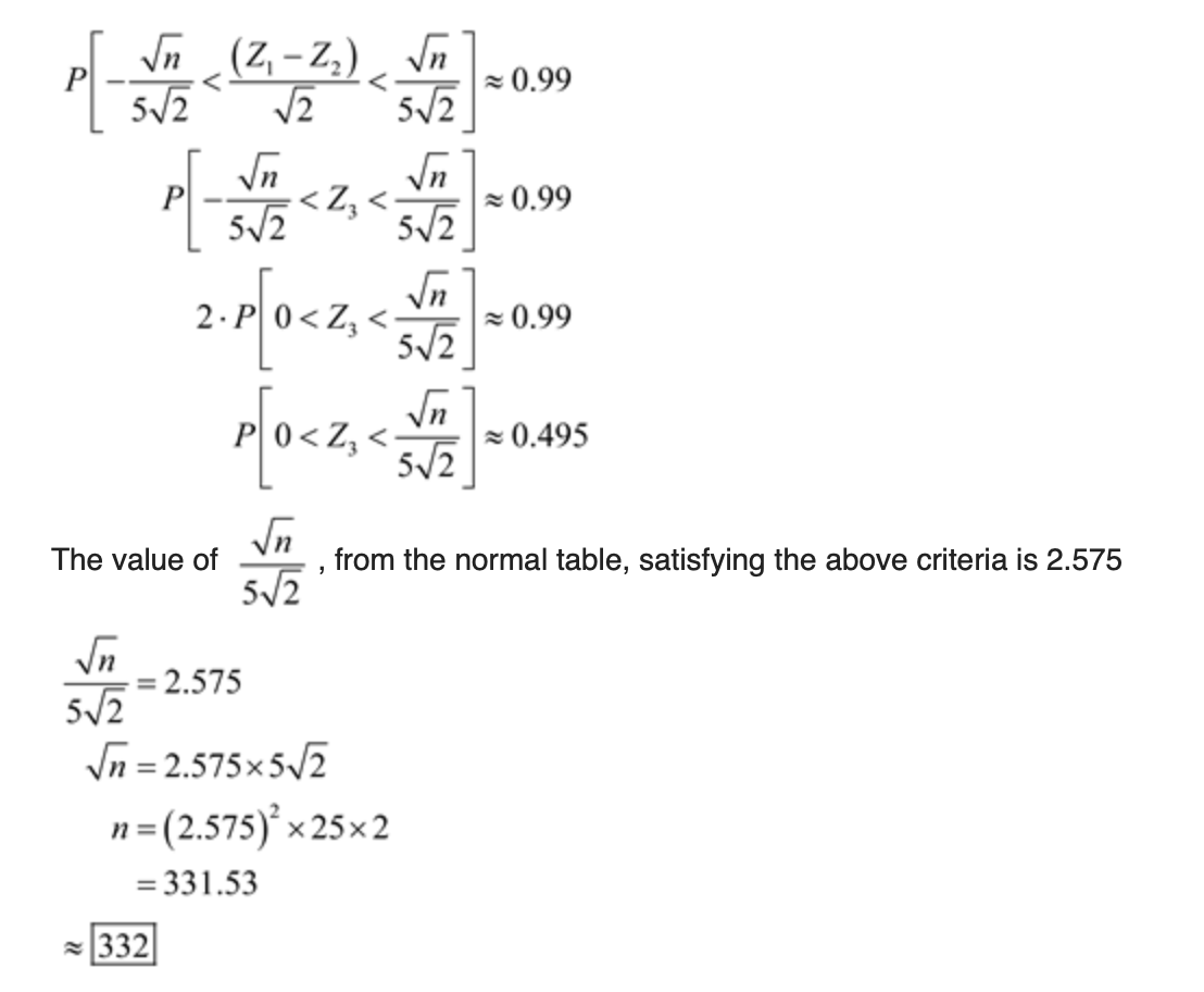 Solved Below is part of a solution from Statistical | Chegg.com