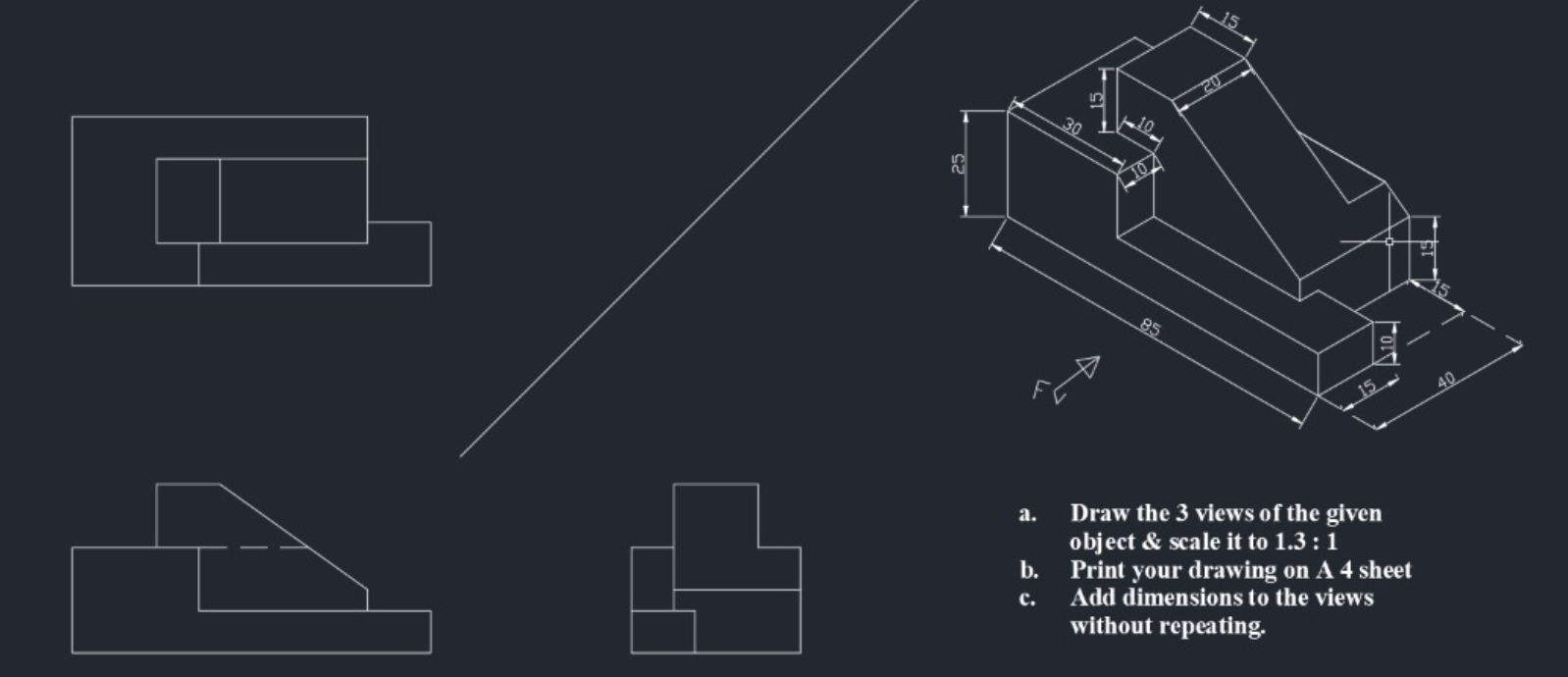 Solved the question is the drawing on the right and my | Chegg.com