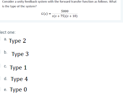 Solved Consider a unity feedback system with the forward | Chegg.com
