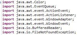 Solved import java.awt.Color; import java.awt. EventQueue; | Chegg.com