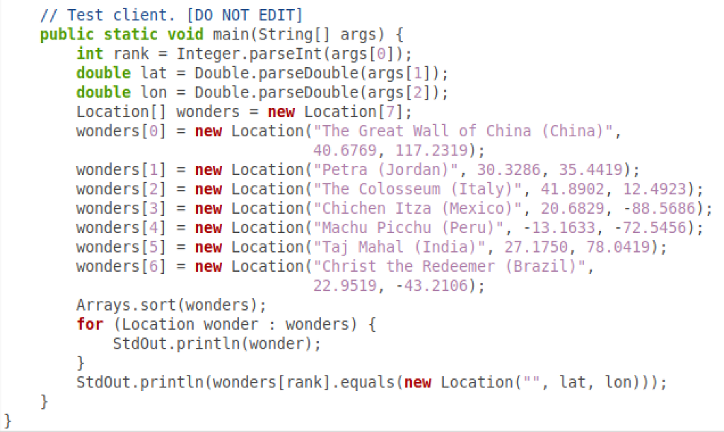 Solved Problem 2 Comparable Geo Location Implement An