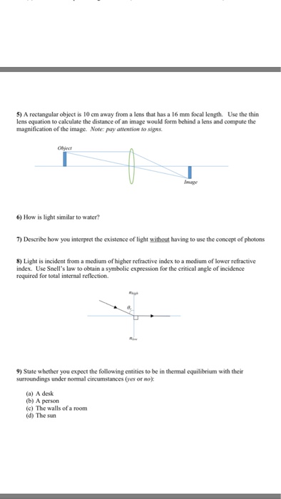 Solved Physics 206/216 Lab Final Study Guide 1) The first | Chegg.com