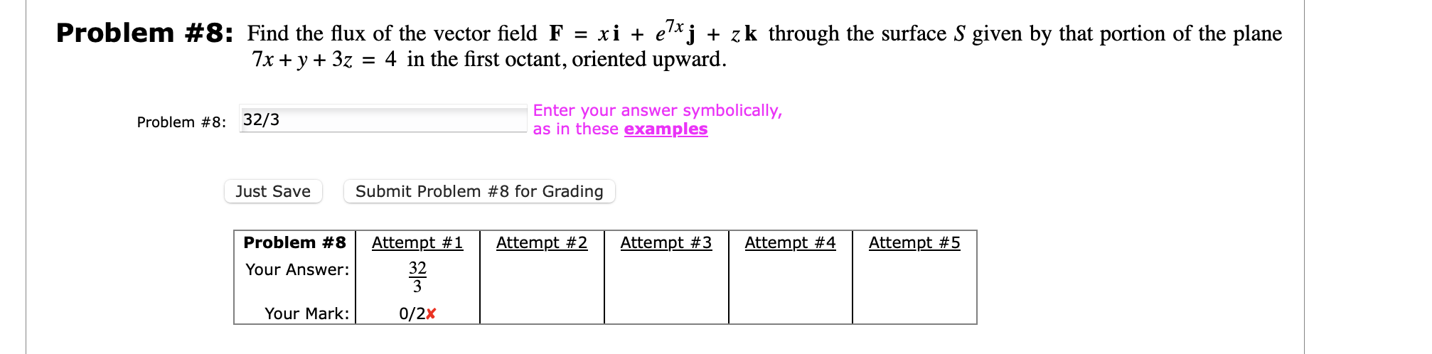 Problem #8: Find the flux of ﻿the vector field | Chegg.com