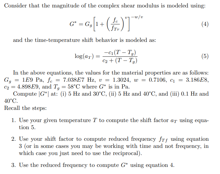 Solved Consider that the magnitude of the complex shear | Chegg.com