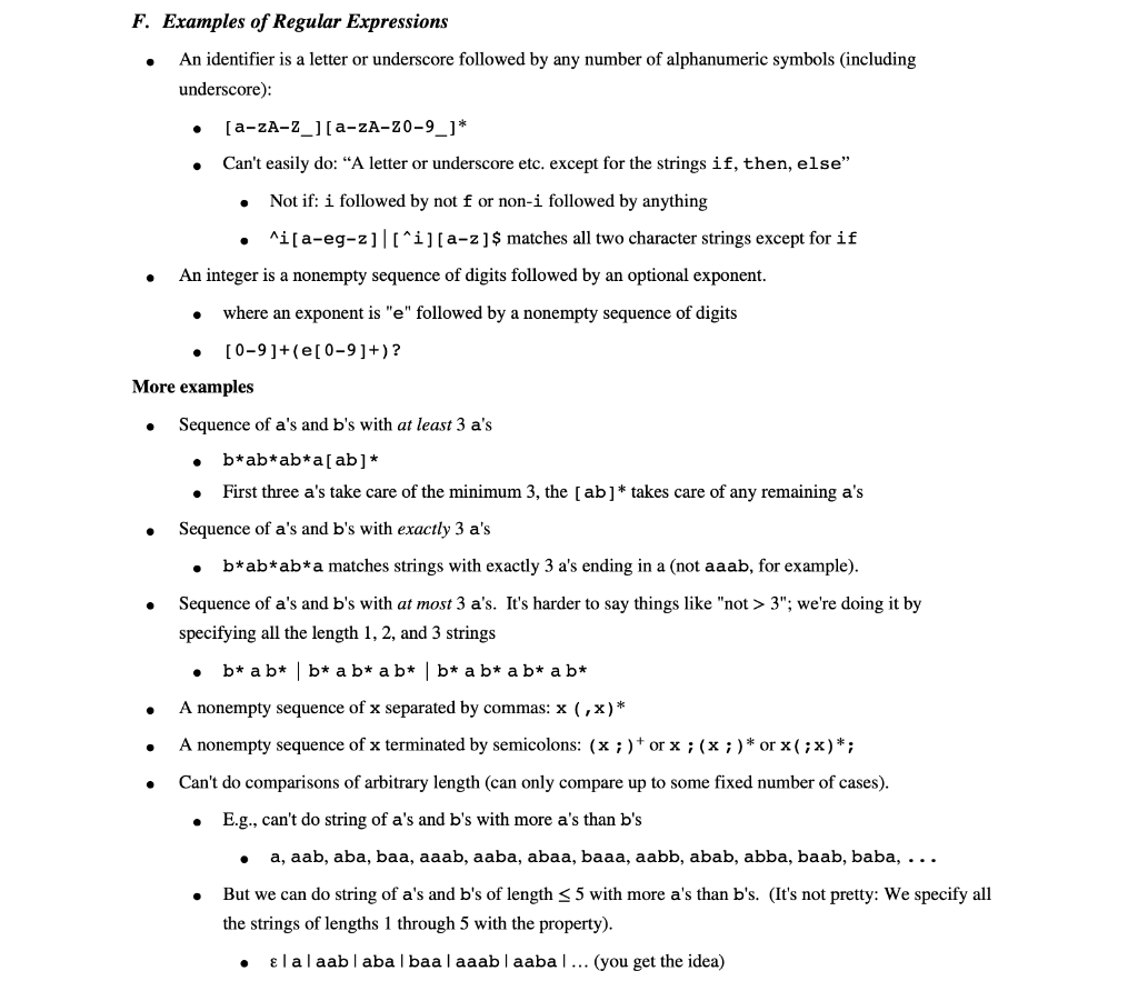 Lecture 6: Compilers, Languages, and Regular | Chegg.com