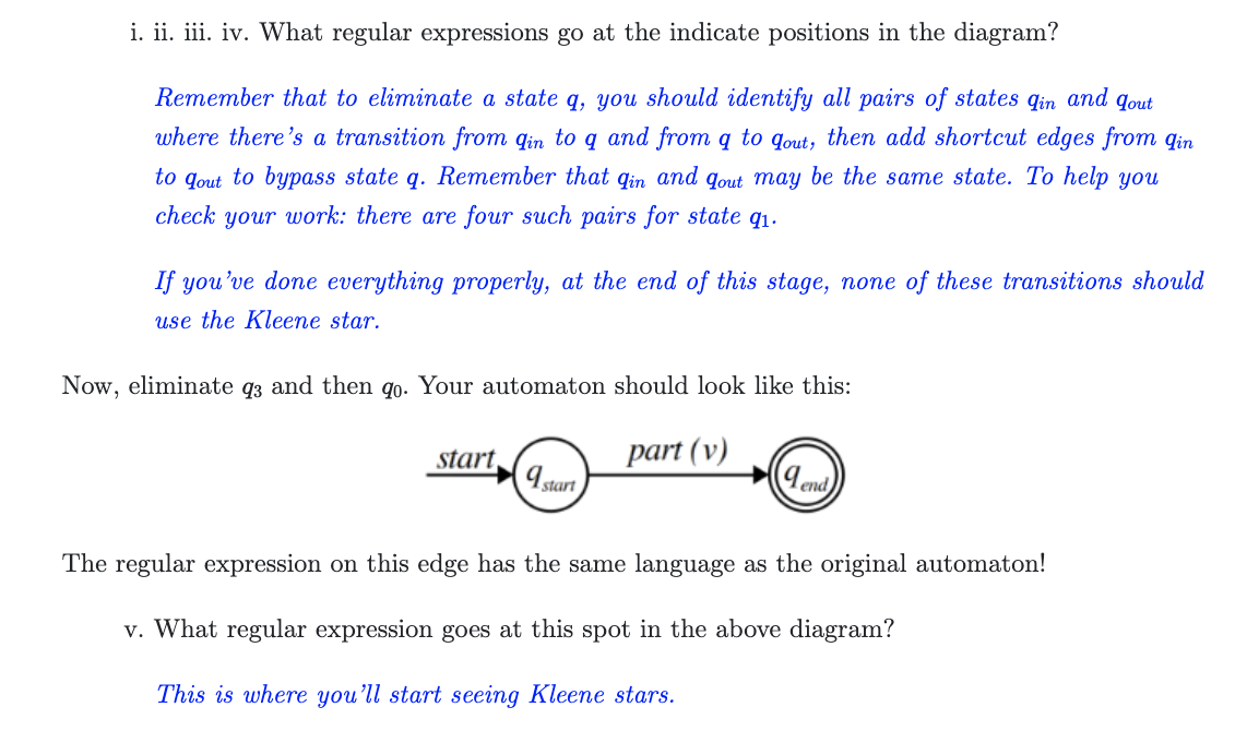 Solved Problem Four State Elimination The State Elimination