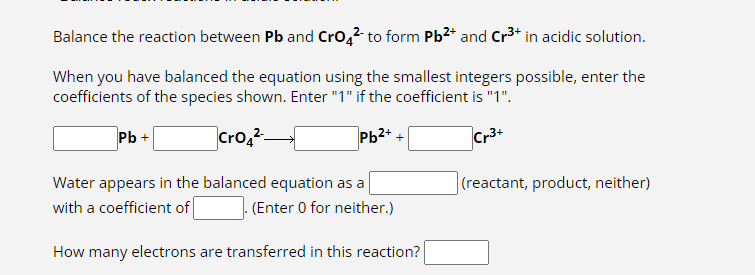 Solved When you have balanced the equation using the | Chegg.com