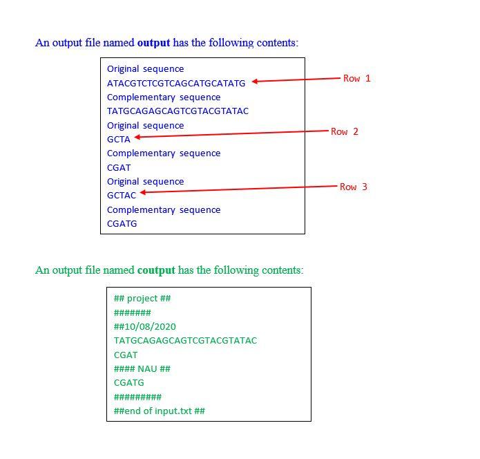 A text file named input is given. This file can be | Chegg.com