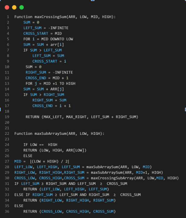 Solved For The Given Psuedo Code Please Calculate Step By