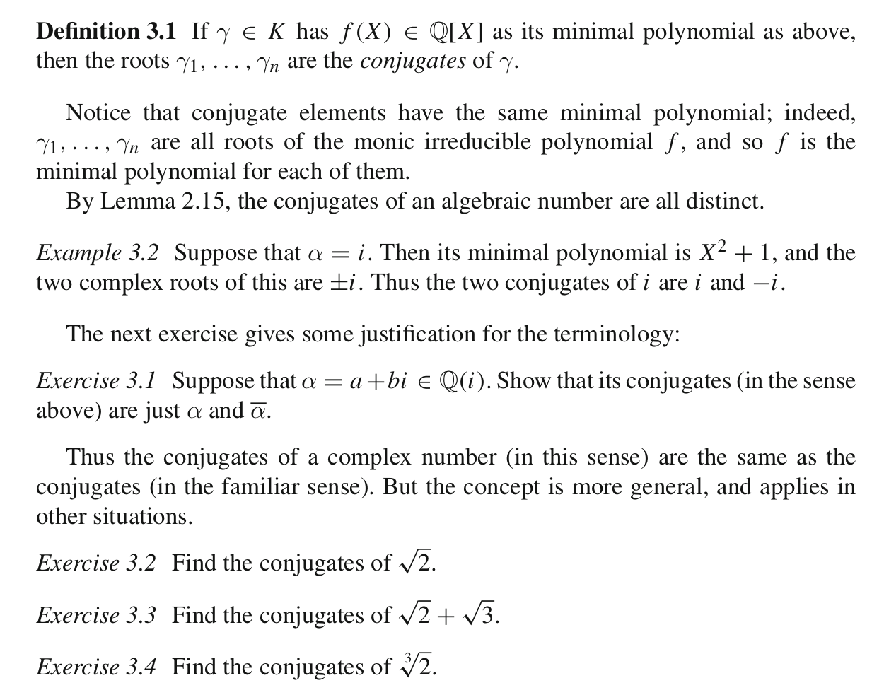 Solved I have to solve Exercise 3.3 and 3.4I already posted | Chegg.com