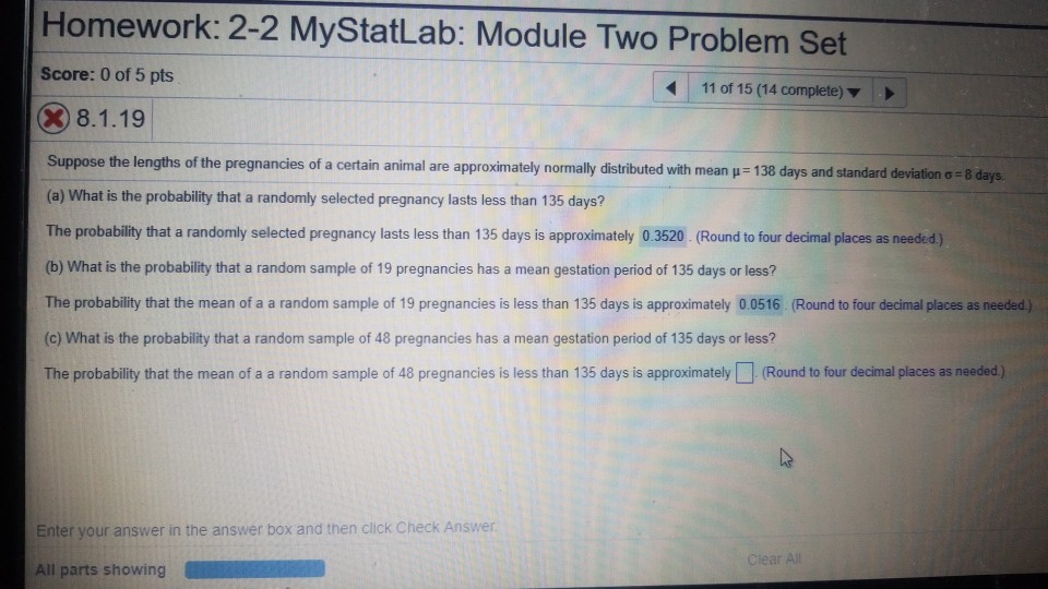 Solved MAT-240-X6831 Applied Statistics 18EW6 Nic Homework: | Chegg.com