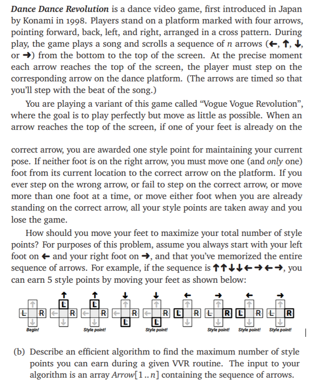 Dance Dance Revolution is a dance video game, first | Chegg.com