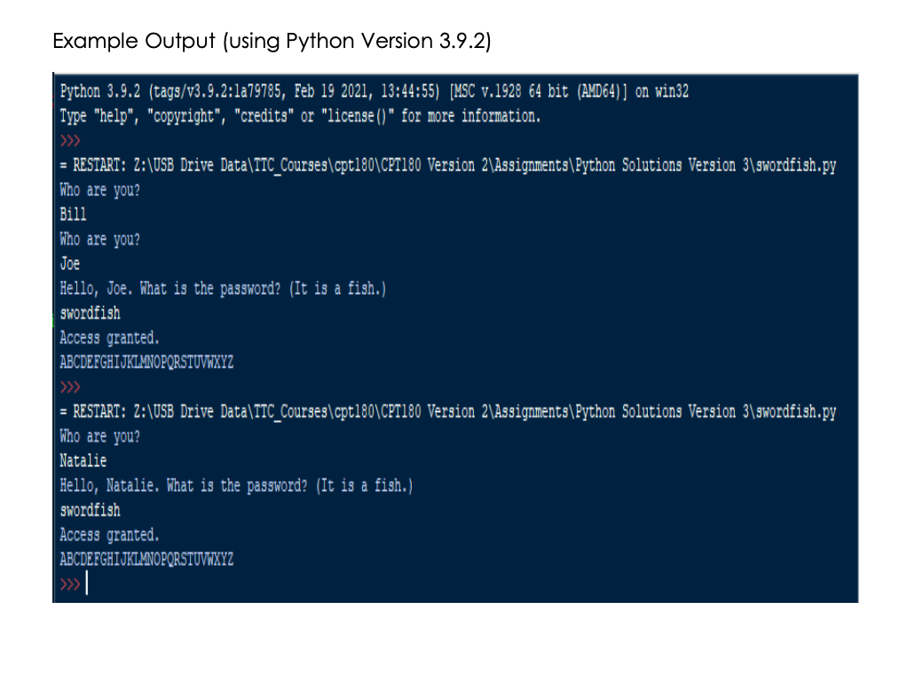 Solved Using the following guidelines, create a python | Chegg.com