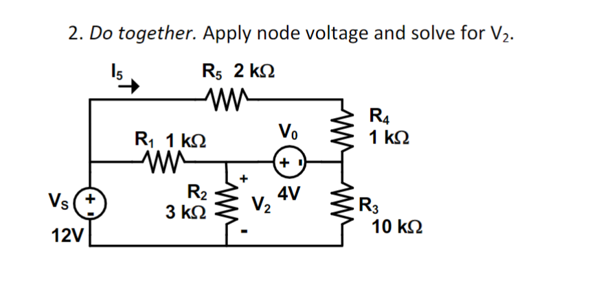 Solved Node Voltage Method Plus(+) 1. Identify (label) all | Chegg.com