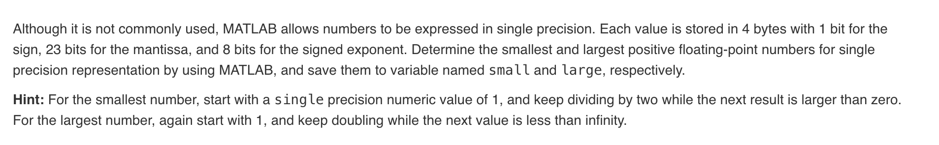 Solved Although it is not commonly used, MATLAB allows | Chegg.com