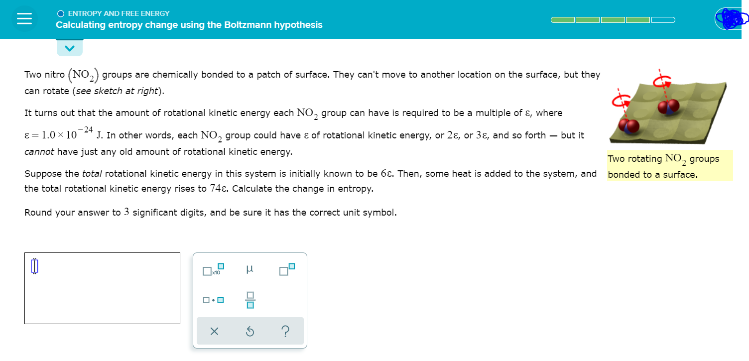 Solved O ENTROPY AND FREE ENERGY Calculating entropy change | Chegg.com