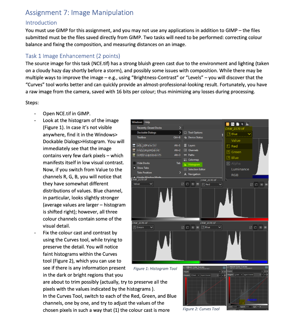Solved Assignment 7: Image Manipulation Introduction You | Chegg.com