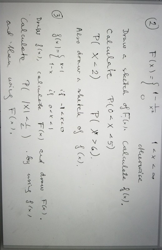 Solved © F(x) = f'-tz 16). Also draw a sheta s x-1 if 1 | Chegg.com