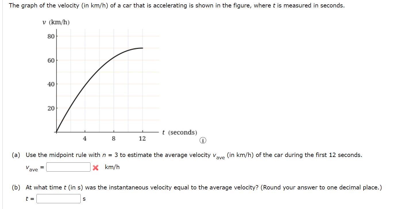 Solved (a) Use the midpoint rule with n=3 to estimate the | Chegg.com
