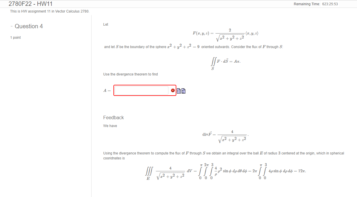 Solved Let F(x,y,z)=x2+y2+z22 x,y,z and let S be the | Chegg.com