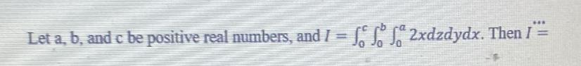 Solved Let a,b, ﻿and c ﻿be positive real numbers, and | Chegg.com
