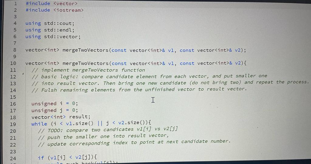 Solved #include #include 1 2 3 4 5 6 7 using std::cout; | Chegg.com