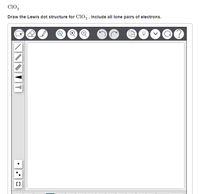 Solved Clo, Draw the Lewis dot structure for ClO2. Include | Chegg.com