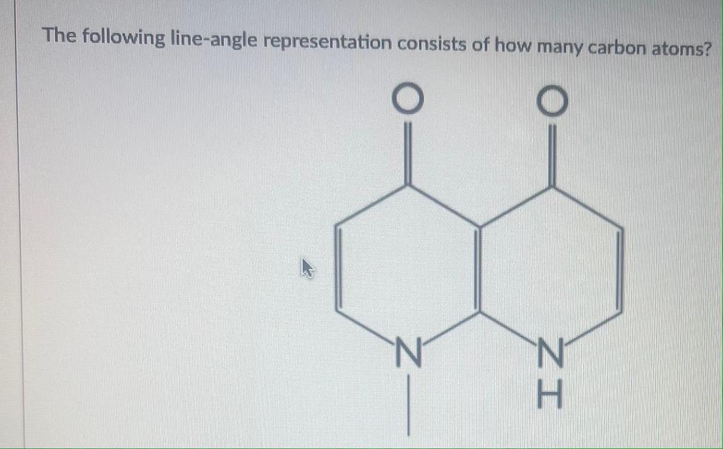 Solved The following line-angle representation consists of | Chegg.com
