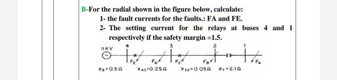 Solved B-For the radial shown in the figure below, | Chegg.com
