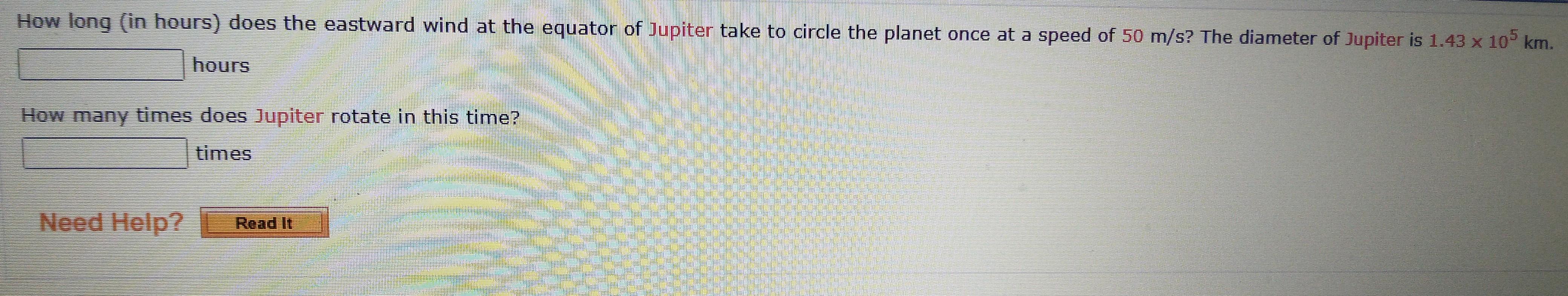 Solved How long (in hours) does the eastward wind at the | Chegg.com
