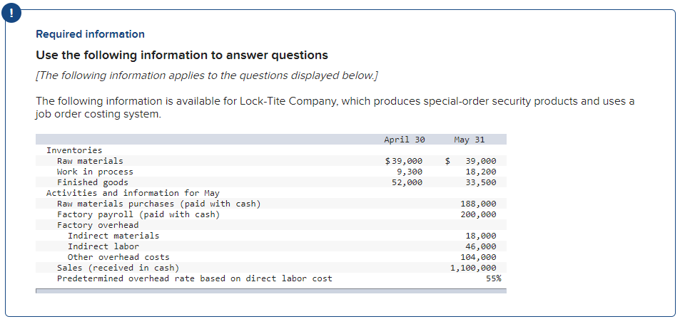 Solved Exercise 15-9 Journal entries for labor LO P2 Direct | Chegg.com