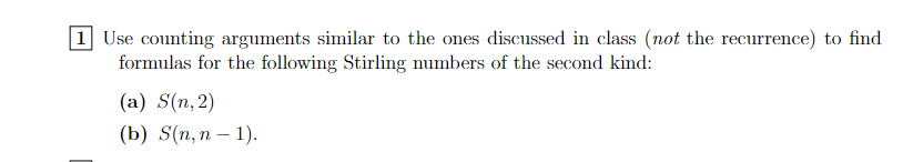Solved Use Counting Arguments Similar To The Ones Discussed