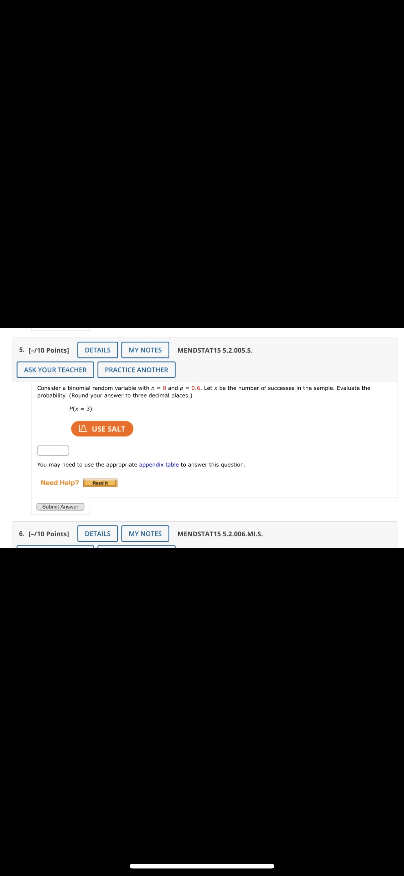 Solved ASK YOUR TEACHERPRACTICE ANOTHERConsider a binomial | Chegg.com