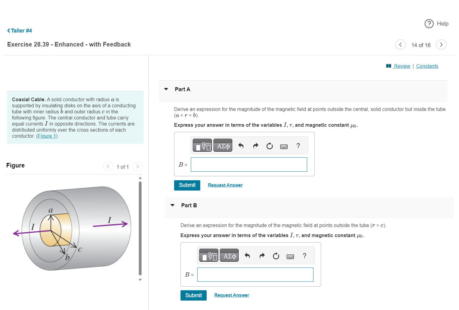 Solved 14 ﻿de 16 - ﻿T4 ﻿Activity Fisica Electromagnetismo