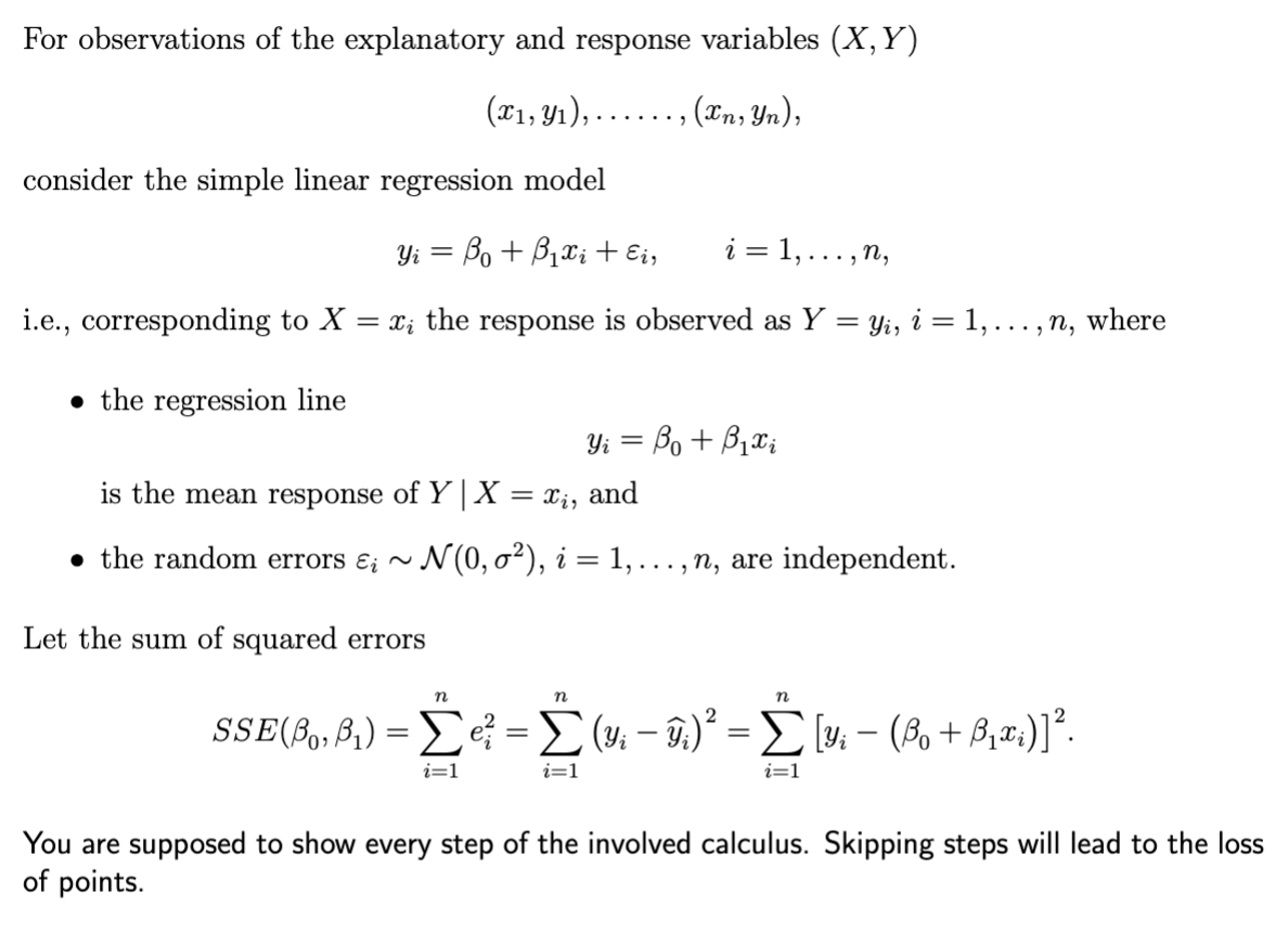 Solved A) Compute the first order derivatives.B) Set the two | Chegg.com