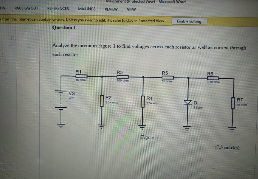 Solved Assignment (Protected View) - Microsoft Word REVIEW | Chegg.com