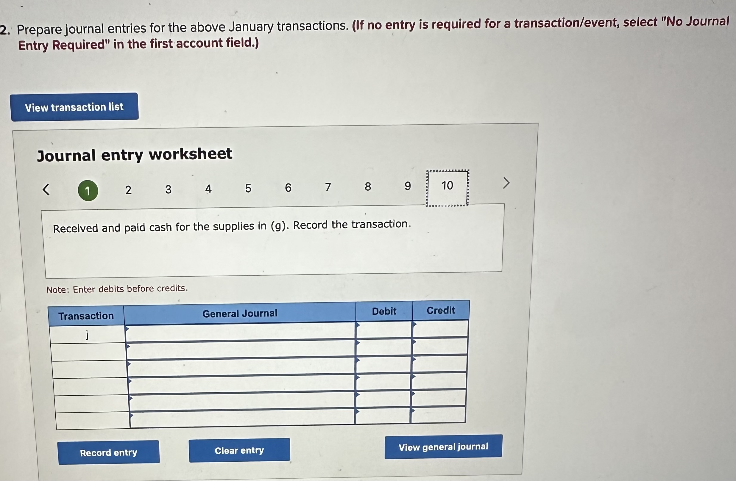 Solved 2. Prepare journal entries for the above January | Chegg.com