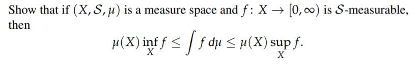Solved The Textbook Measure Integration And Real