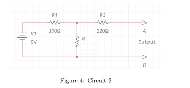 Solved Refer to the circuit in Figure 4, complete the | Chegg.com