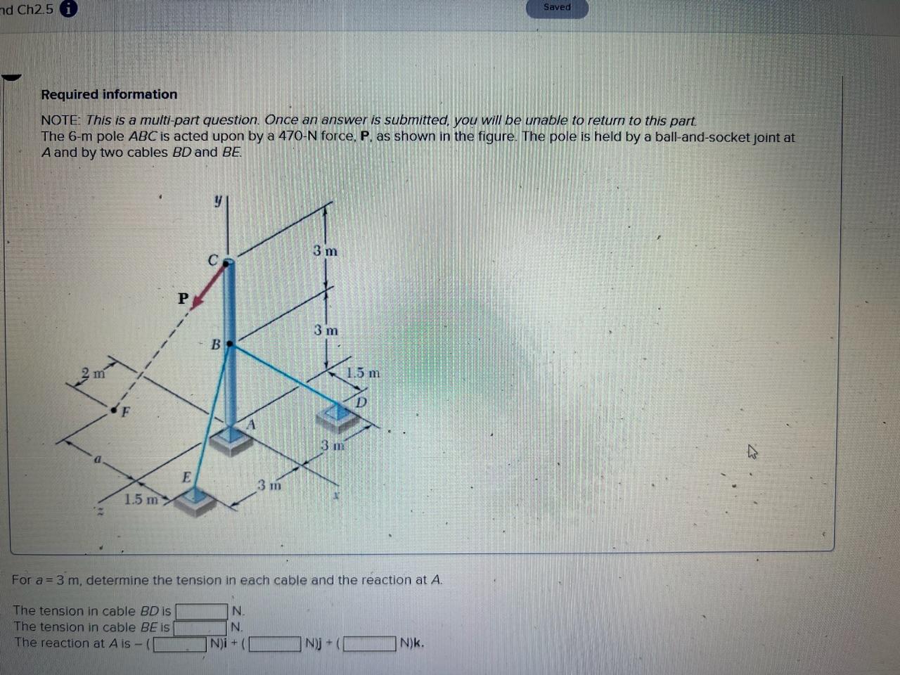 Solved Required information NOTE: This is a multi-part | Chegg.com