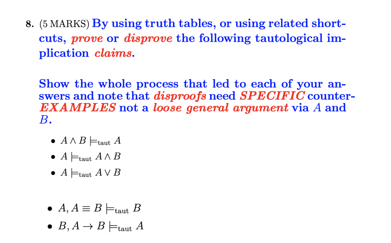 Solved By using truth tables, or using related shortcuts, | Chegg.com