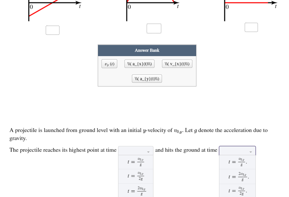 Solved Consider a projectile launched from ground level at | Chegg.com